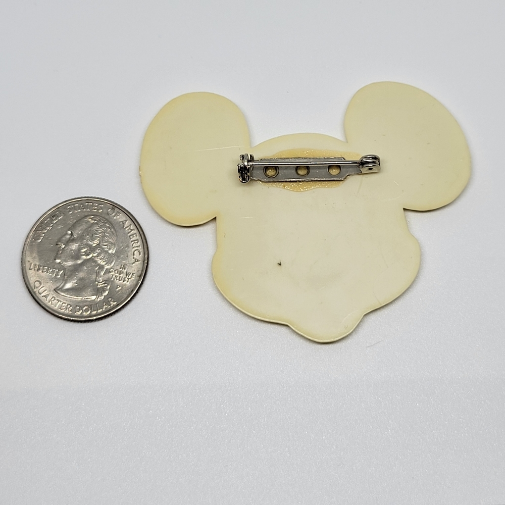 Vintage Mickey Mouse Pin Walt Disney Productions Disn… Gem